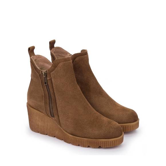 NASSIMA | Shoes | New Nassima Suede Bootie In Brown | Poshmark